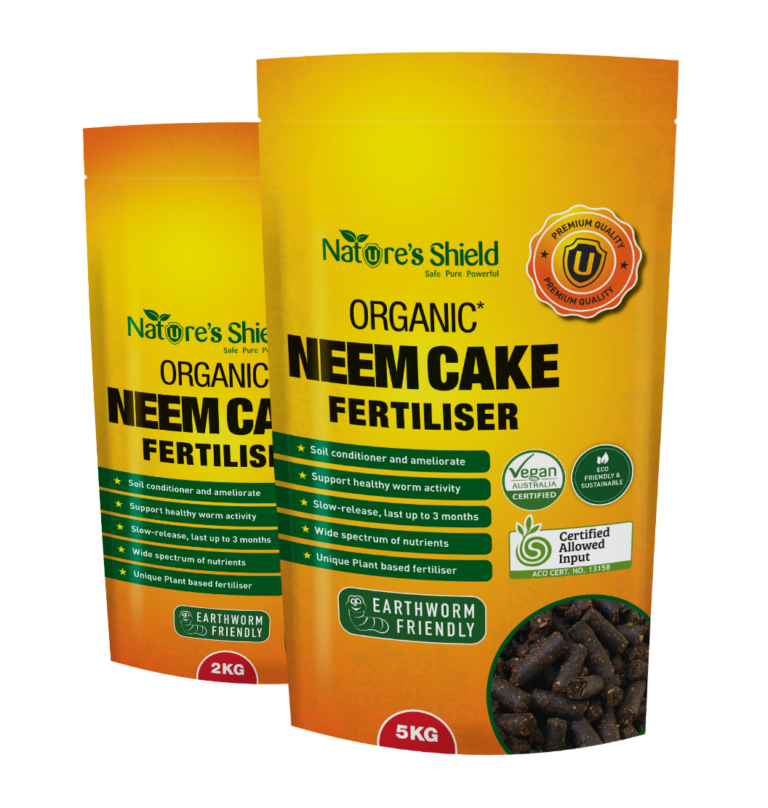 Organic Neem Cake Fertiliser by Nature’s Shield for Healthy Soil